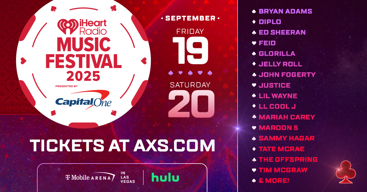 iHeartMedia Announces Lineup for the 2025 iHeartRadio Music Festival Presented by Capital One